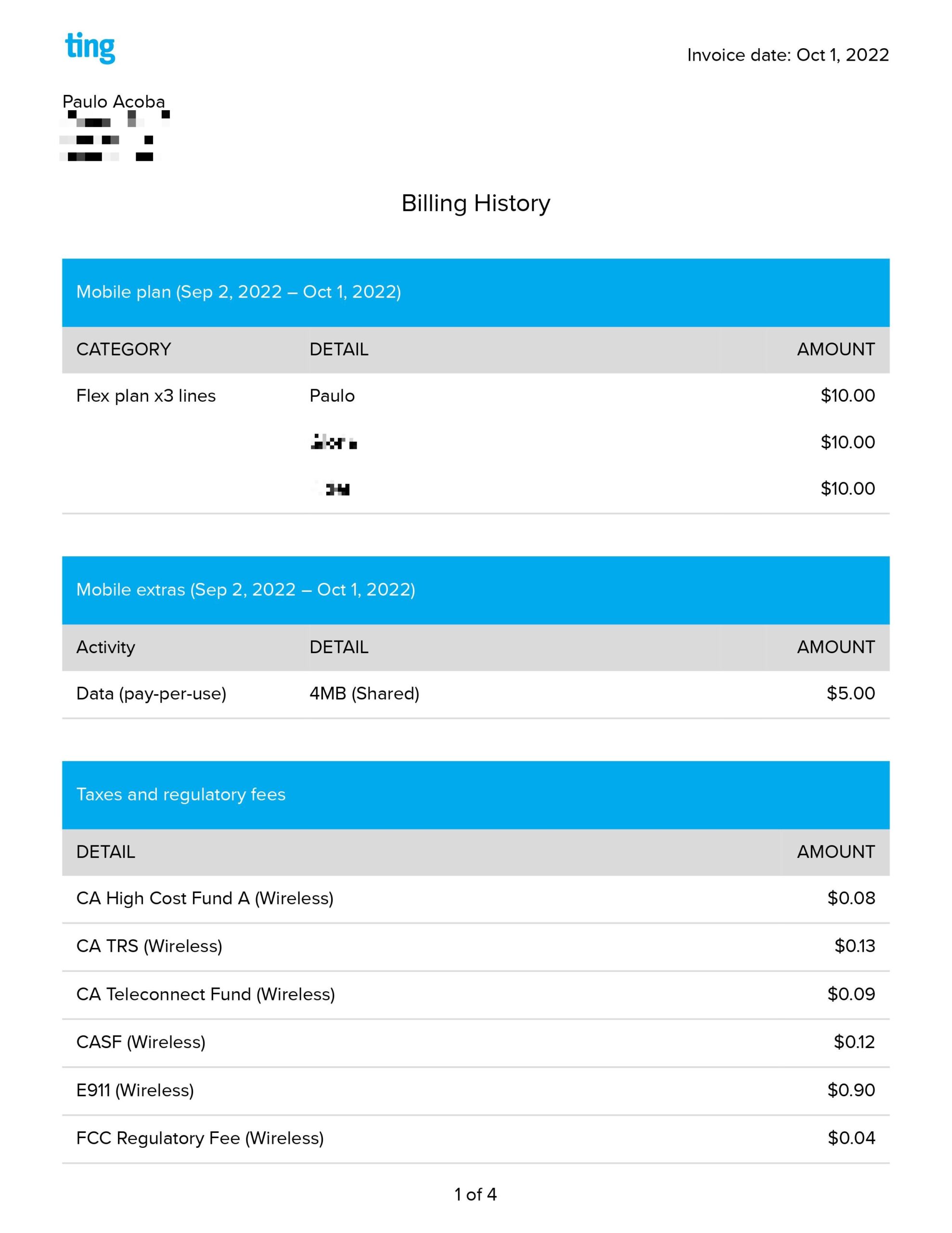 Ting mobile: Why am I getting charged for mobile data I didn’t use with ...